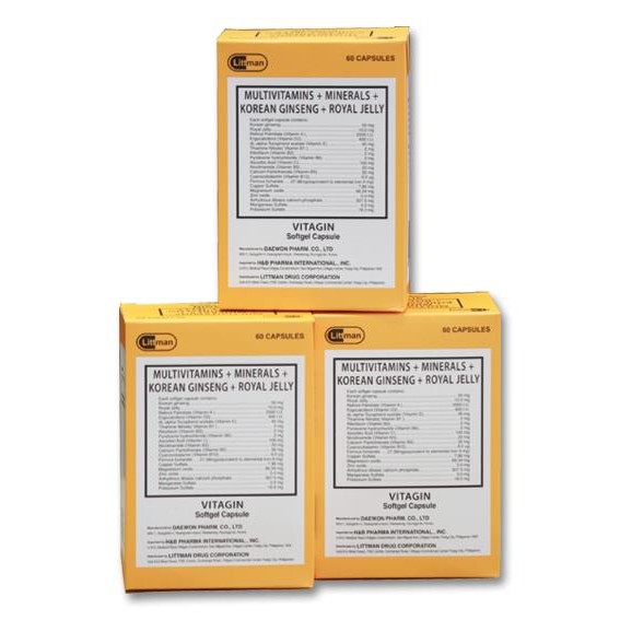 Vitagin Softgel (60 capsules/box) | Shopee Philippines