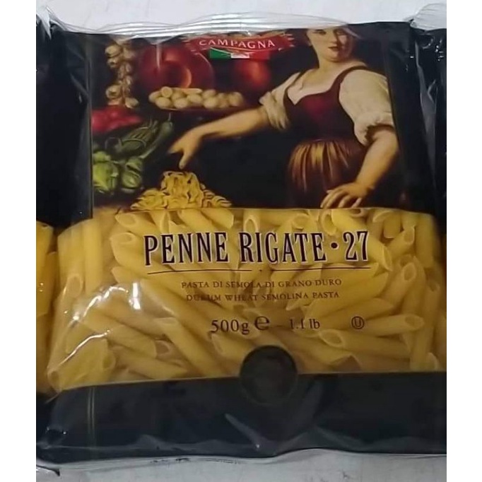 Penne Rigate, CAMPAGNA 500g | Shopee Philippines