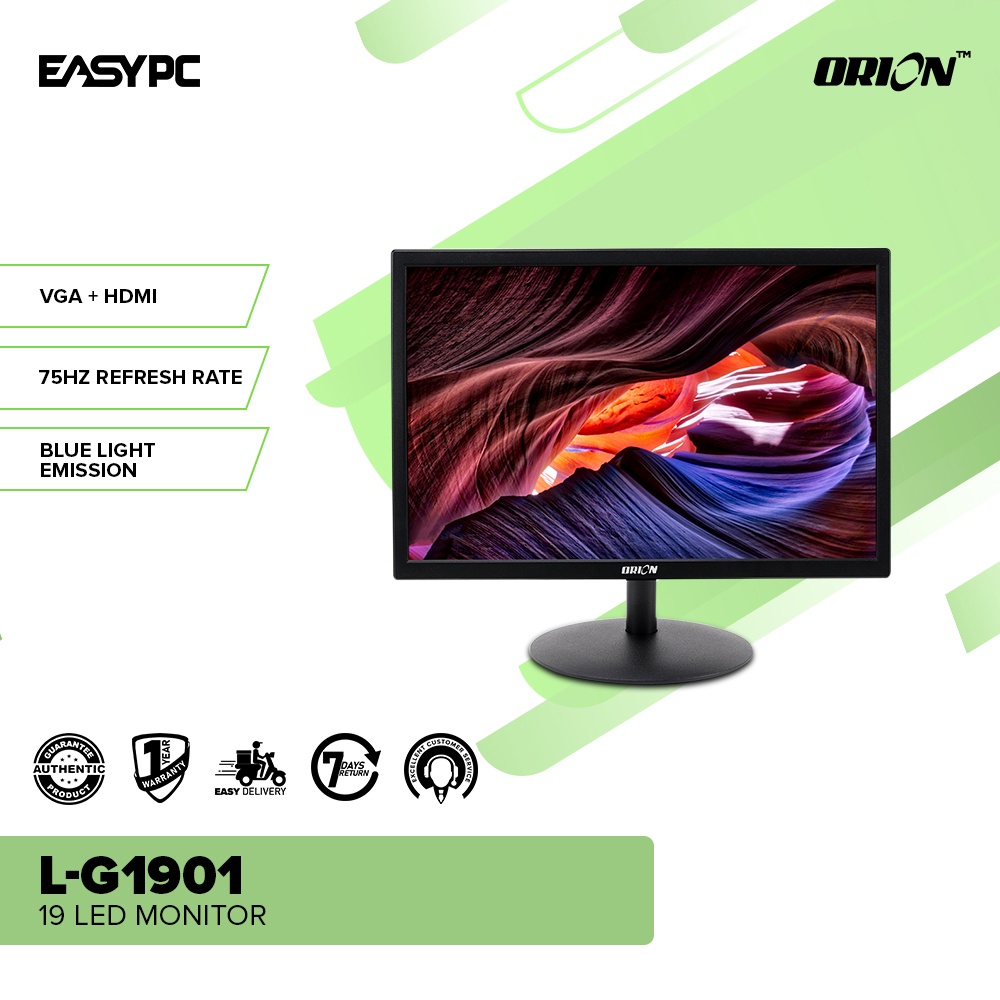 EasyPC | Orion L-G1901 and L-CG1903 19 inch monitor LED Monitor| VGA ...
