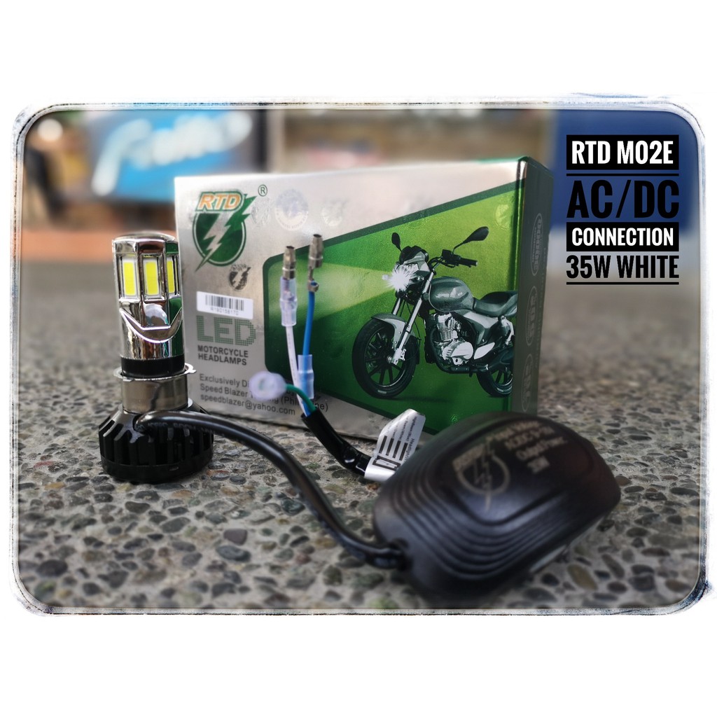 RTD ORIGINAL LED HEADLIGHT [M02E] HI-LOW WHITE 35W AC/DC | Shopee ...