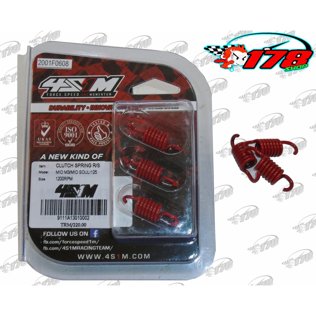 4S1M mio i 125 mio soul i 125 nmax aerox clutch spring 1000 rpm ...