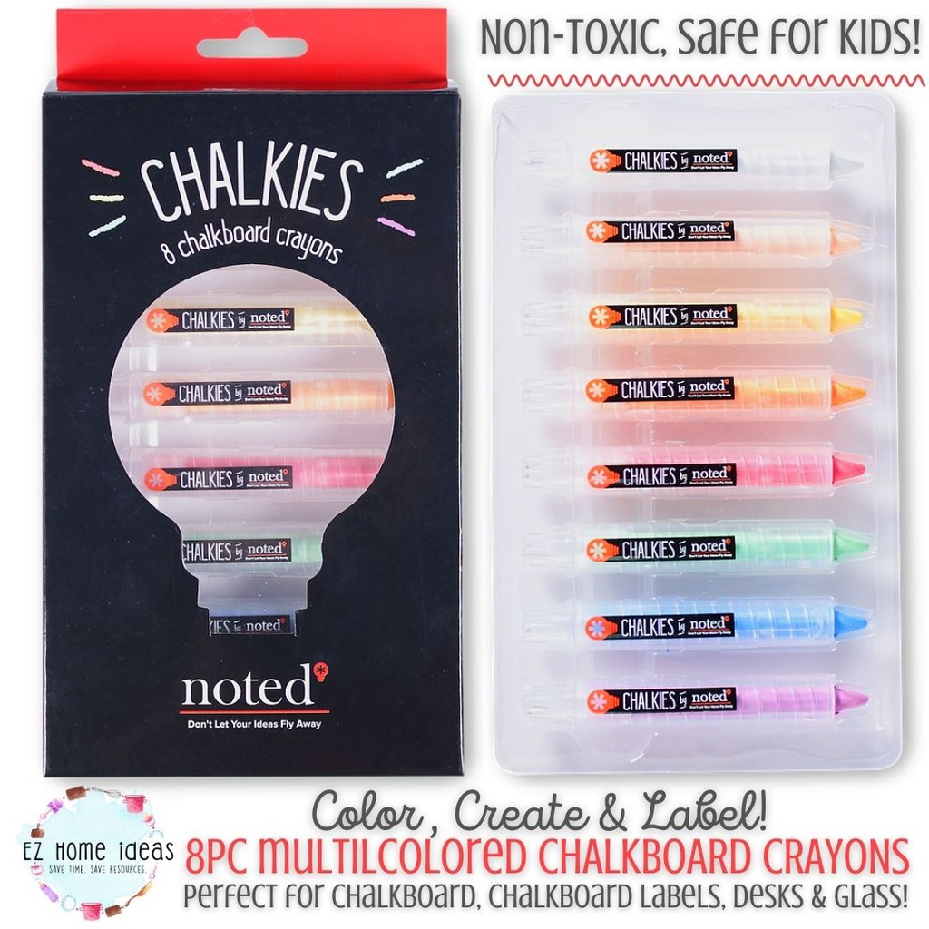 Aquazorb Store's CHALKIES Chalk Crayons for Chalkboards / Labels. Non ...