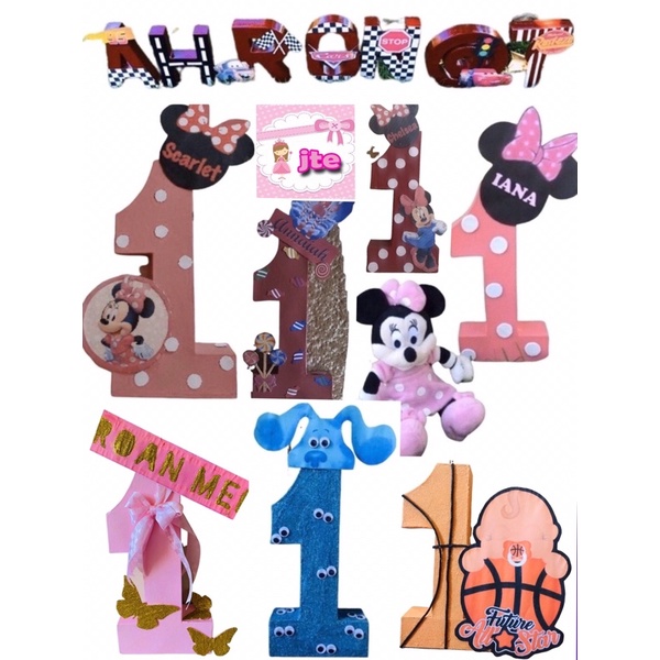 1 Foot Customized Letter/ Number Standee | Shopee Philippines