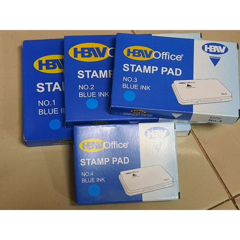 HBW Office Stamp Pad (No.1, No.2, No.3 & No.4) | Shopee Philippines
