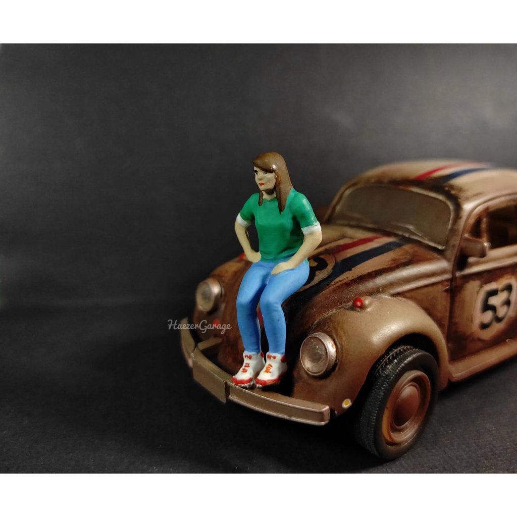 Diorama Figure 1 32 Girl Sitting 3d Resin H3d Shopee Philippines