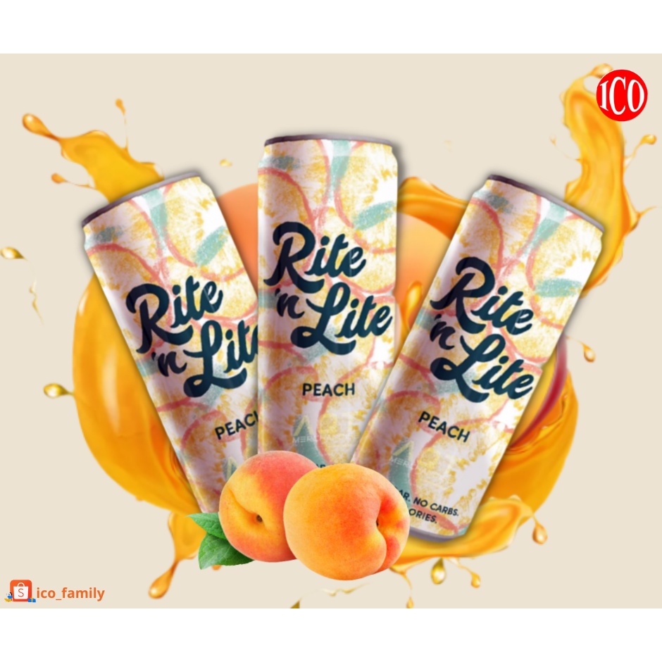 Rite 'n Lite Peach 250m (24pcs) | Shopee Philippines