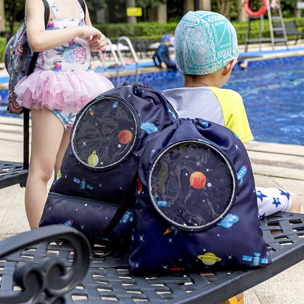 Children's Swimming Bag Wet Dry Waterproof Storage Bag For Kids Fitness ...