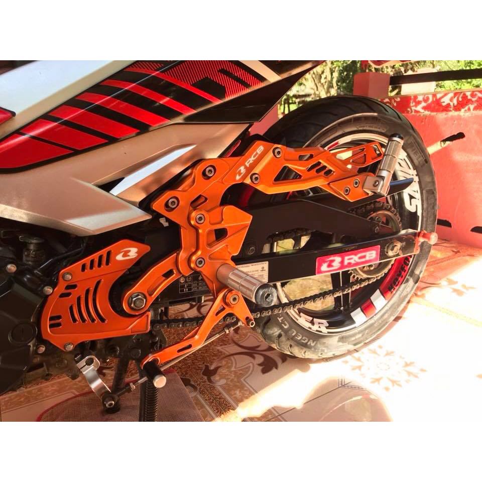 RACING BOY FULL SHIFTER SNIPER 150 ORANGE (NOT FOLDABLE) | Shopee ...
