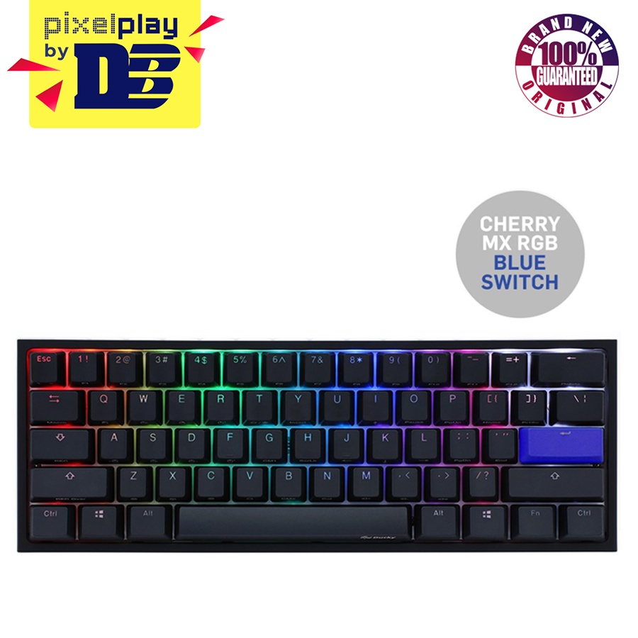 Ducky One 2 Mini V2 Rgb Led Pbt Double Shot Mechanical Keyboard Cherry ...