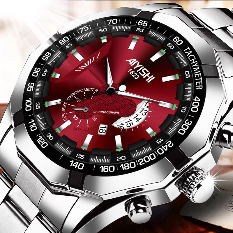 Men's Watch Fully Automatic Non-mechanical Watch Fashion Business ...