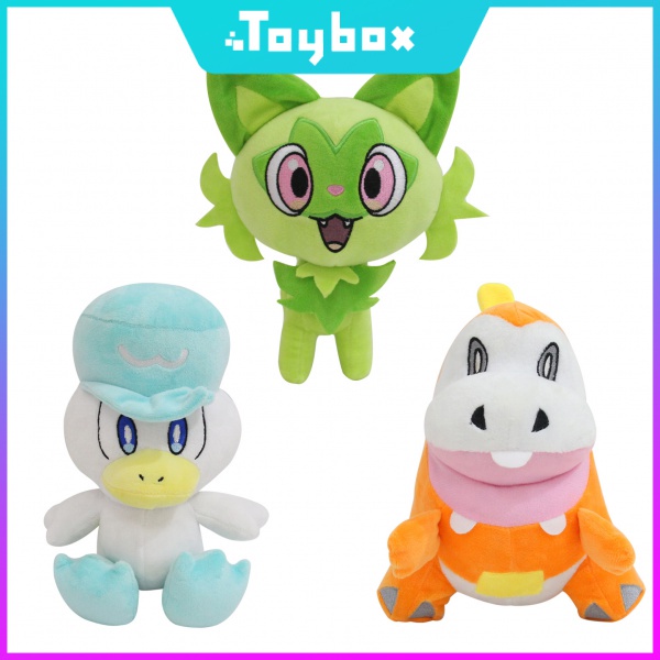 pokemon new version sprigatito alligator Quackly plush toy plush doll ...