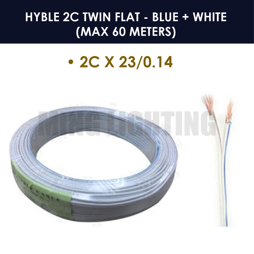 2C 3C Pure Copper Wire Flexible Rubber Cable Kable Wayar Elektrik 3 ...