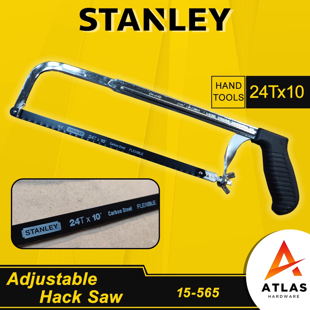 Stanley Hack Saw Adjustable Frame 15-565 (24Tx10") | Shopee Philippines