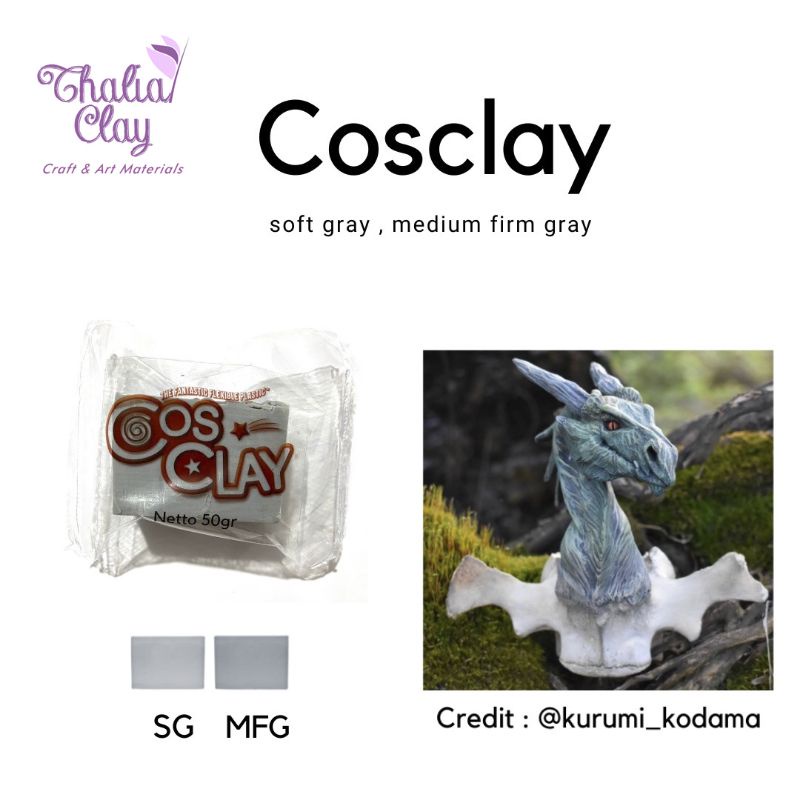 Cosclay SCULPT POLYMER CLAY 50GR FLEXIBLE SCULPTING MODELLING FIGURE ...