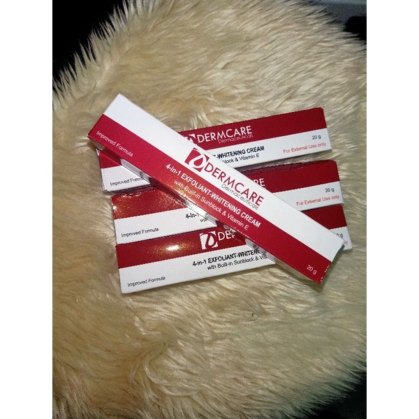 Dermcare 4-in-1 Exfoliant Whitening Cream 20g | Shopee Philippines