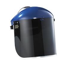 Blue Eagle B1 Browguard Visor + FC48 Dark Polycarbonate Face Shield ...