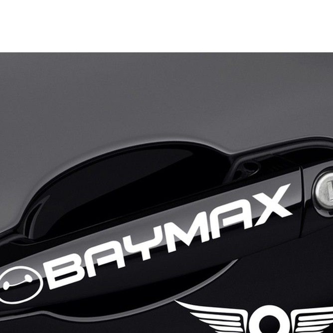 [ABCYTIKER] For sale Baymax Big Hero 6 Car Handle Sticker Car Handle ...