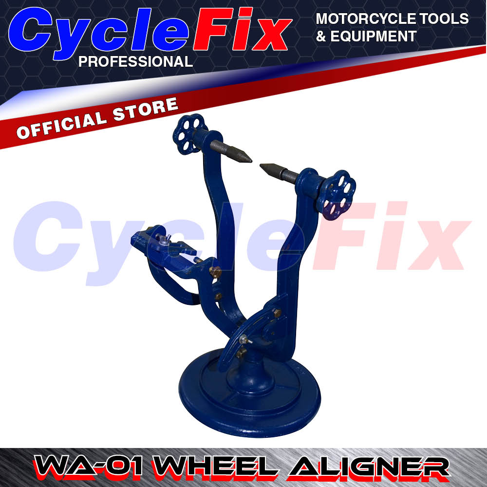 CycleFix Professional Motorcycle Rim & Spokes Wheel Aligner / Truing ...