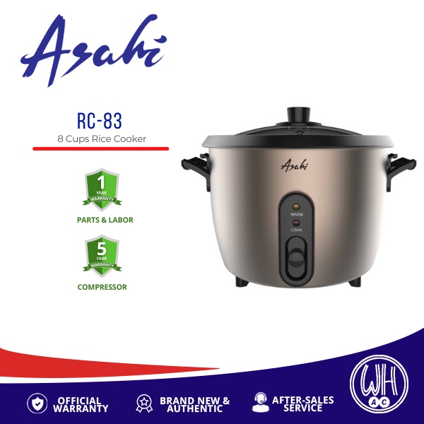 Asahi RC-83 8 Cups Rice Cooker | Shopee Philippines