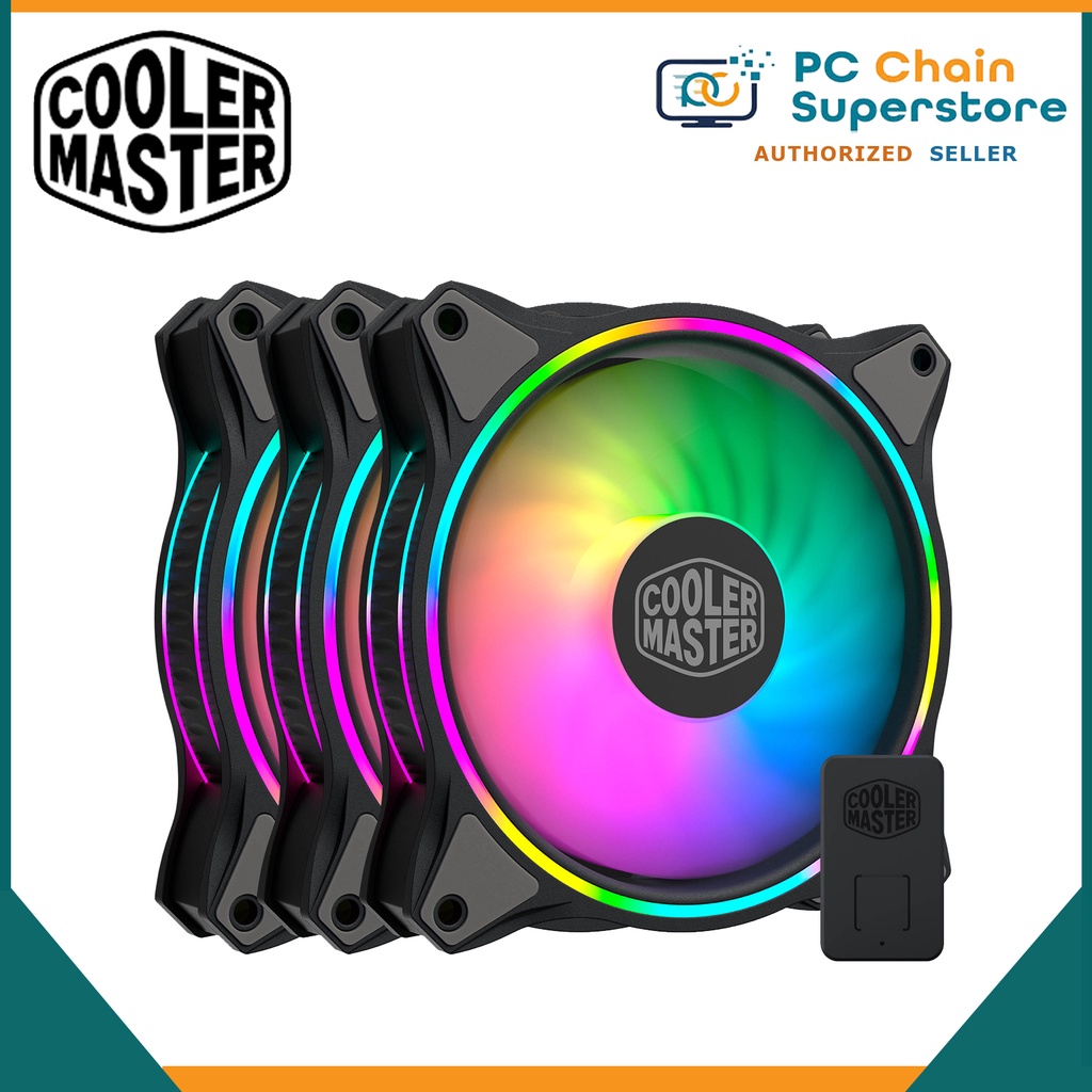 Cooler Master MASTERFAN MF120 HALO 3 in 1 ARGB 3pin 5v Desktop Cooling ...