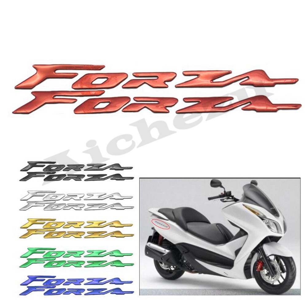 Motorcycle 3D Emblem Badge Decal for Honda Forza 125 250 300 Tank Wheel ...