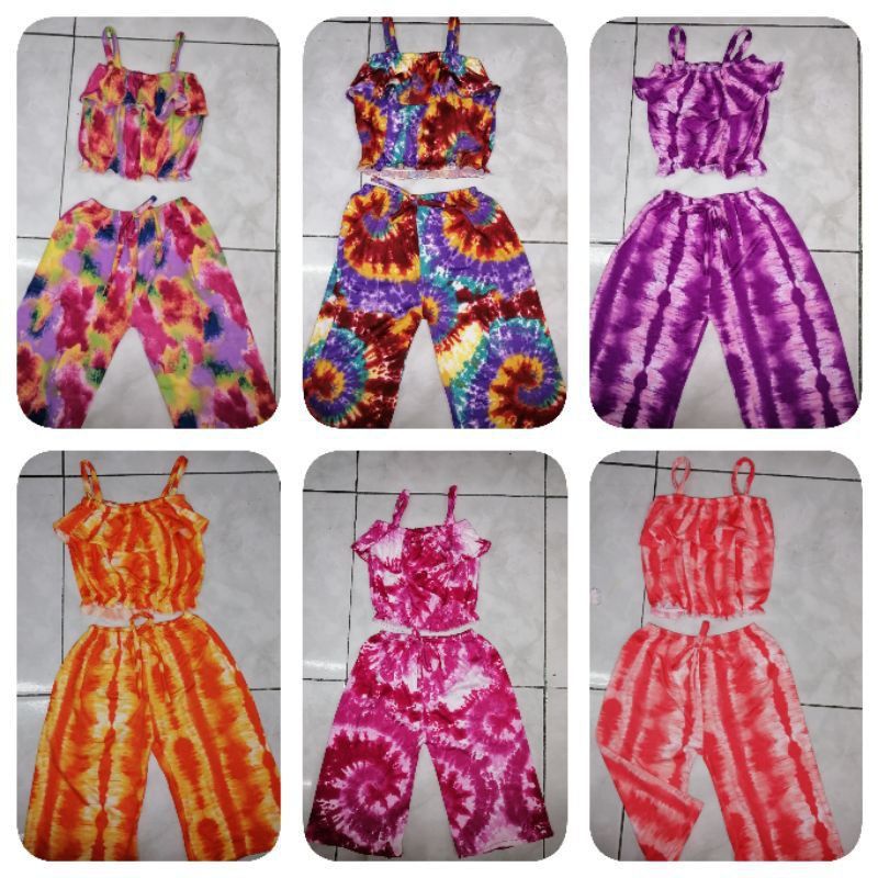 TERNO SQUARE PANTS TIEDYE | Shopee Philippines