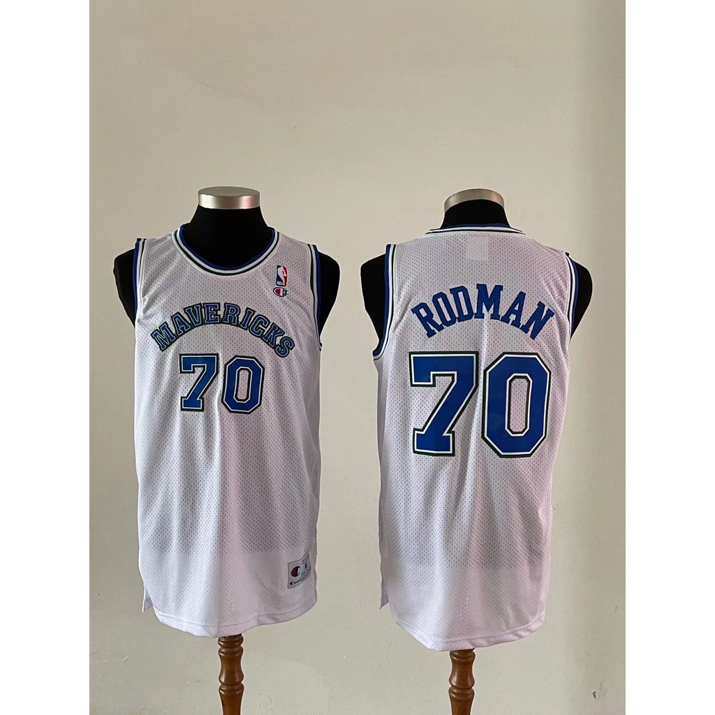BASKETBALL JERSEY RETRO DALLAS 70 DENNIS RODMAN HIGH QUALITY | Shopee ...