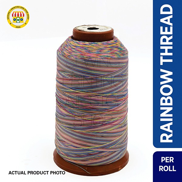 Rainbow / Multicolor Thread 3000 METERS sinulid for cross stitch ...