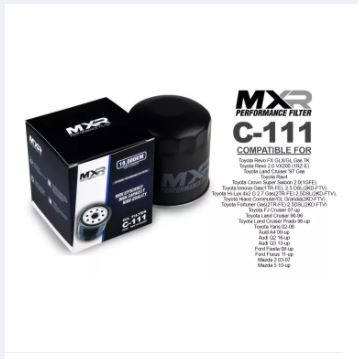 MXR OIL FILTER C-111 Toyota Hilux Revo/ Fortuner 2016up/ Innova 2016up ...