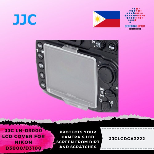 JJC LN-D3000 LCD COVER FOR NIKON D3000/D3100 (OLD PACKAGING) | Shopee ...