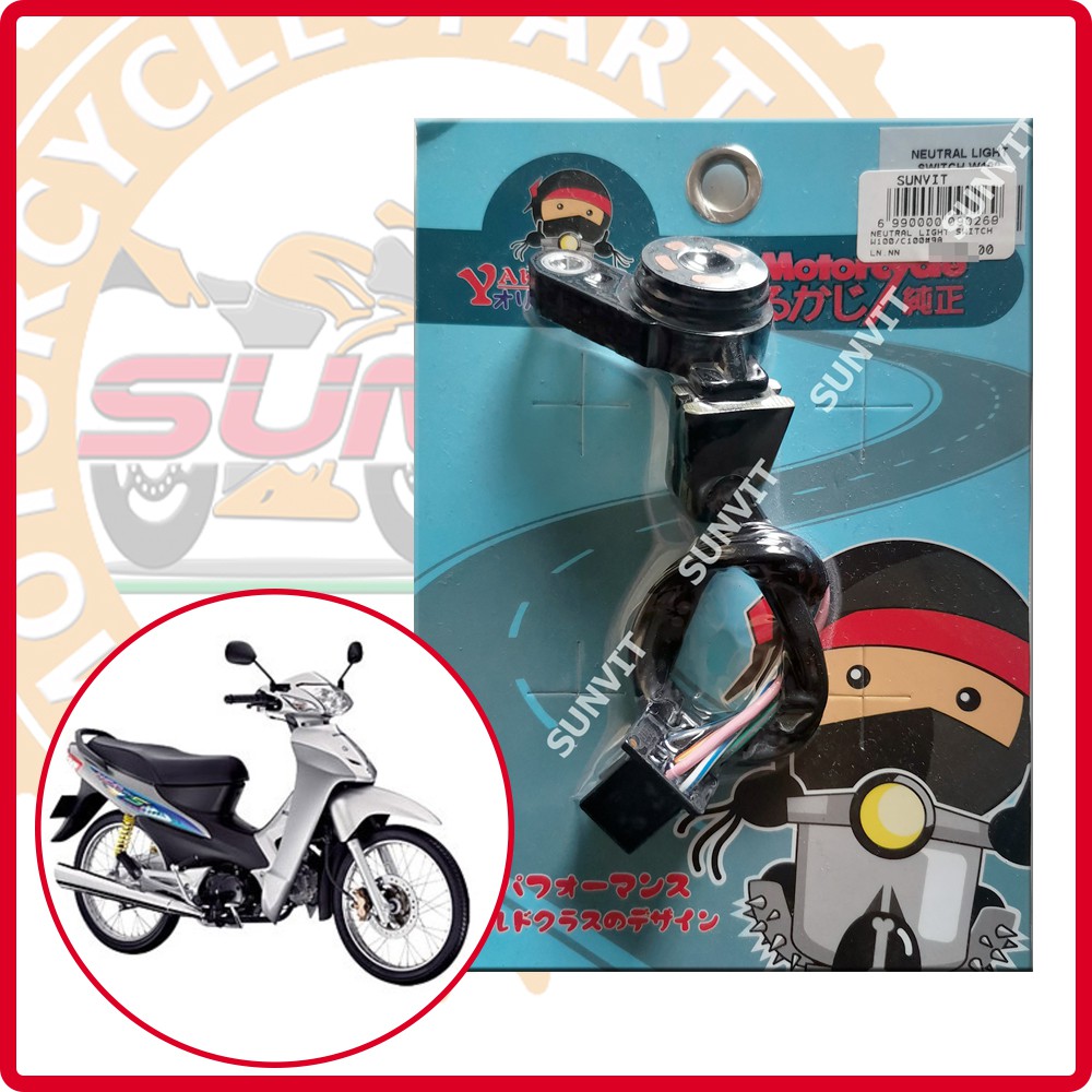 MOTORCYCLE NEUTRAL LIGHT SWITCH BARAKO RUSI125 XRM110 WAVE100 C100 ...