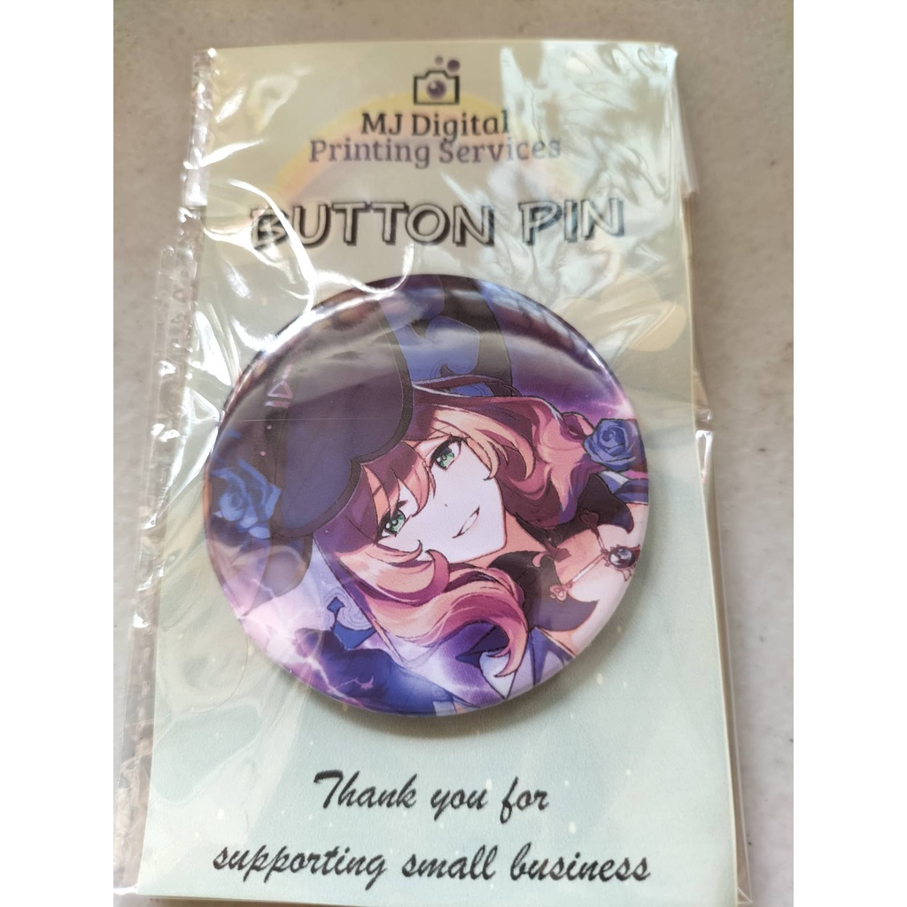 Genshin Impact Character Button Pins - Lisa | Shopee Philippines
