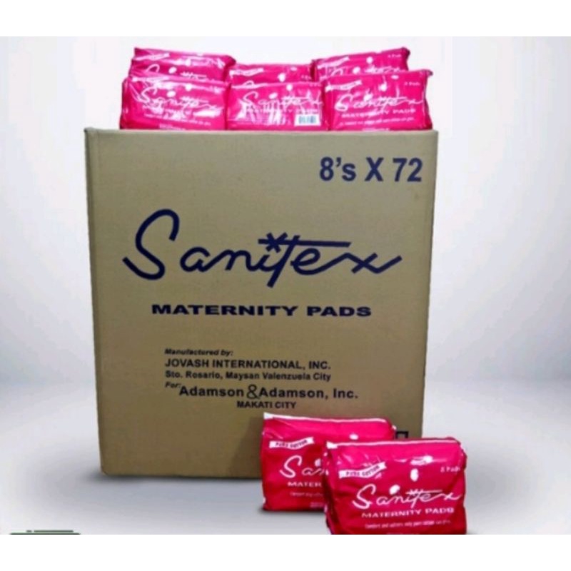 Sanitex Maternity Pads ( 72Pcs 1Box ) | Shopee Philippines