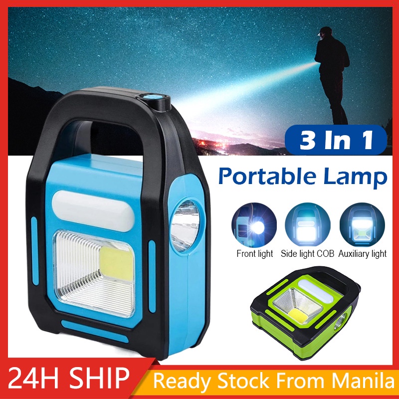 3 in 1 Camping Solar Light USB Charging Night Lamp Hiking Rechargeable ...