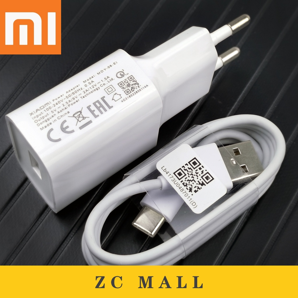 XiaoMi RedMi Note 8 Charger QC3.0 Fast 18 Watts EU Travel Fast Charge ...