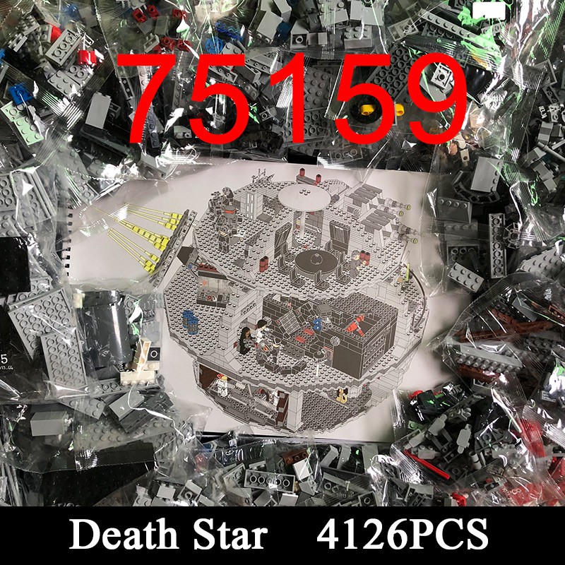 MOC Death Star Building Blocks Bricks Model Collectors Star Plan 75159 ...