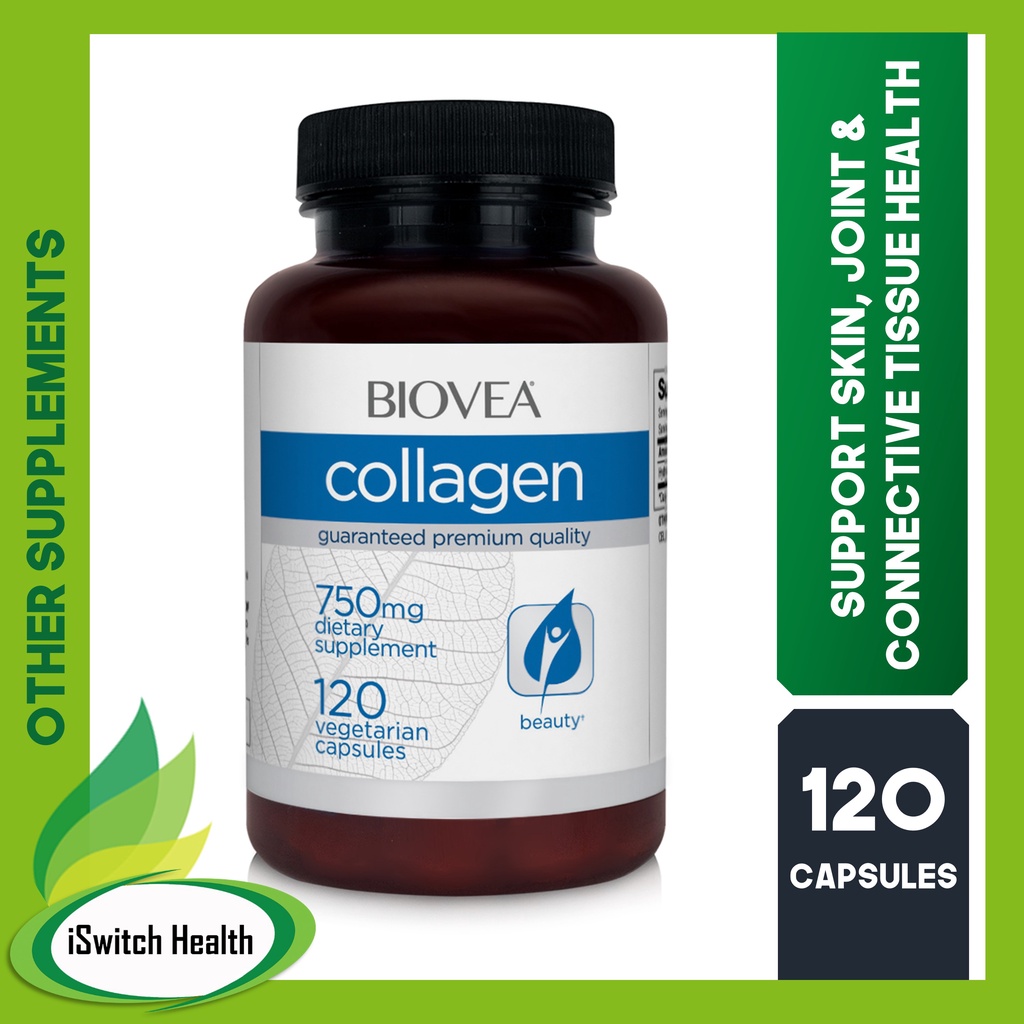 Biovea Collagen (750mg) - 120 Capsules | Shopee Philippines