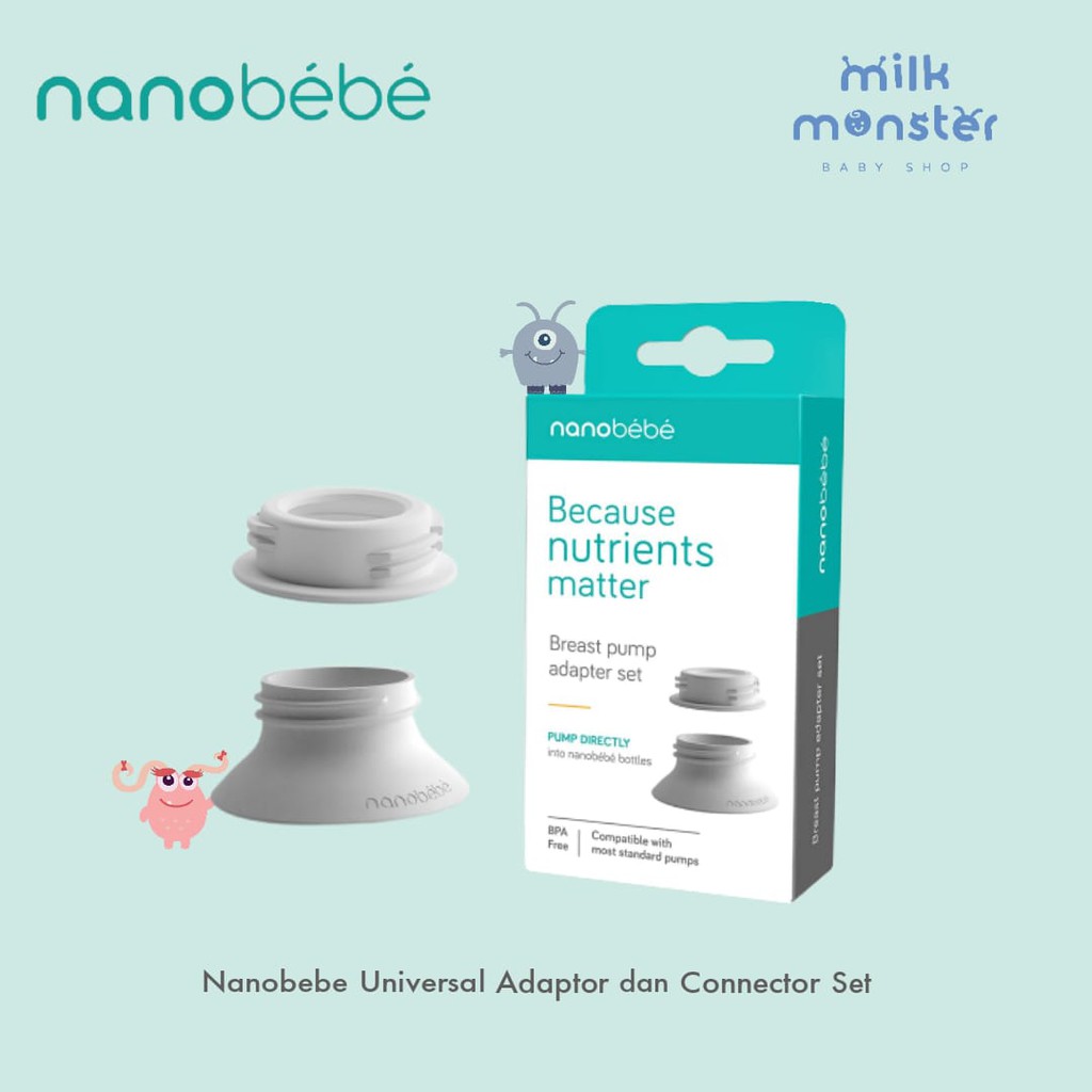 Nanobebe Universal Adapter And Connector Set | Shopee Philippines