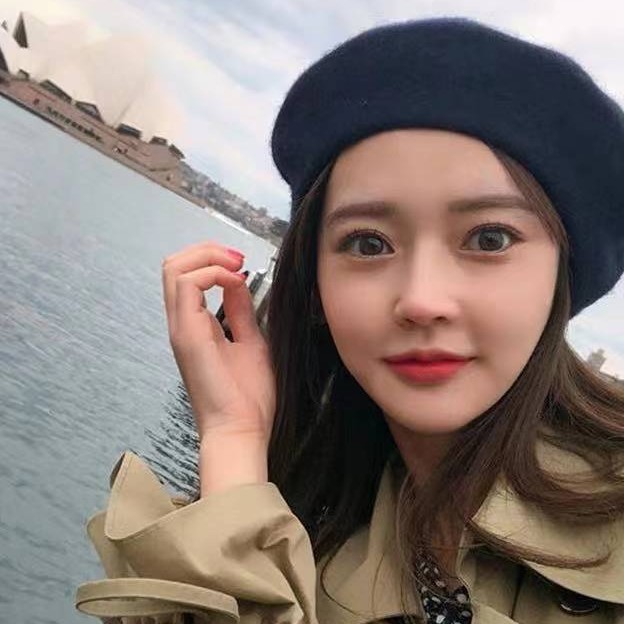 BGC COD girl classic solid color winter french style beret hat | Shopee ...
