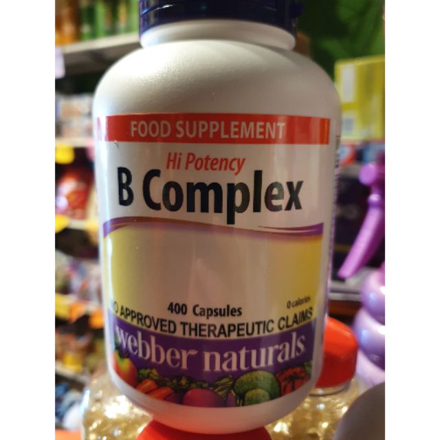 Weber Nature vit B Complex hi potency | Shopee Philippines
