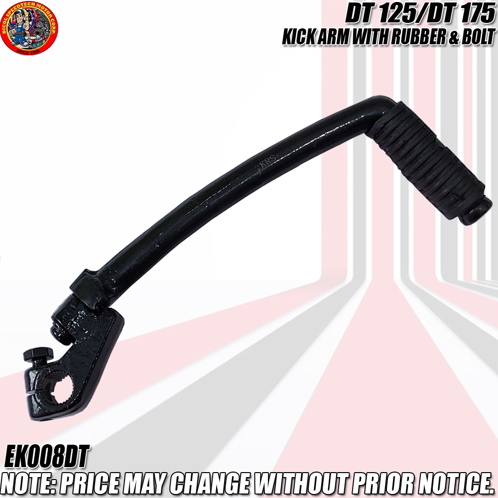 DT 125/DT 175 KICK ARM WITH RUBBER & BOLT (EK008DT) | Shopee Philippines
