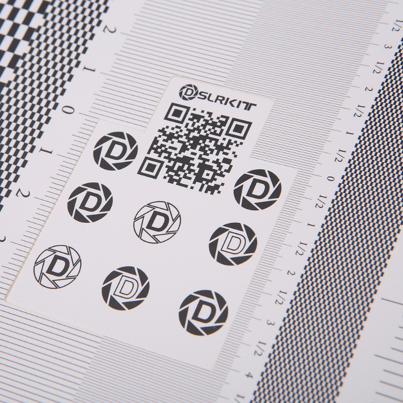 Lens Focus Calibration Card AF Micro Alignment Ruler Folding Chart ...