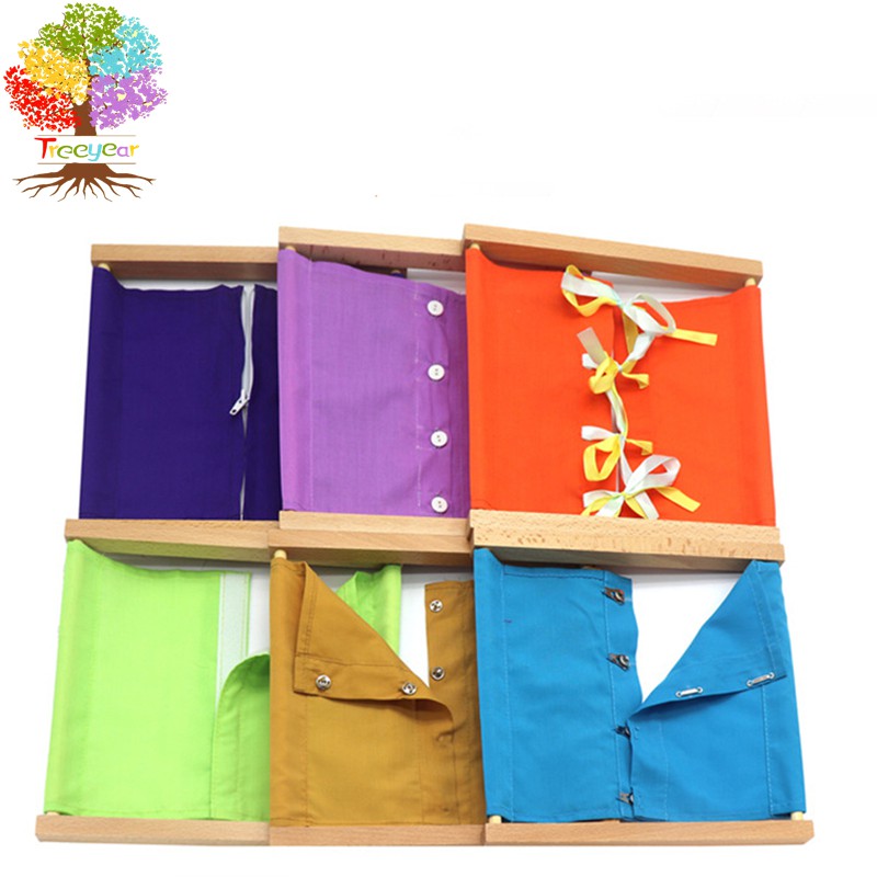 Montessori daily life teaching aids Montessori clothing and frame ...