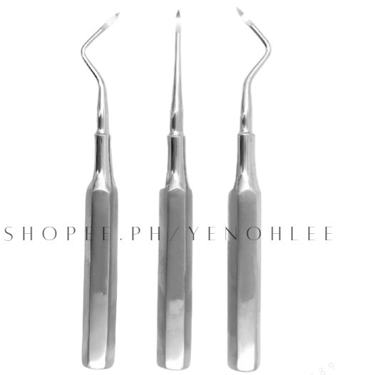 Root Tip Picks & Elevators Set of 3 (Elevator Handle/Scaler Handle) | Shopee Philippines