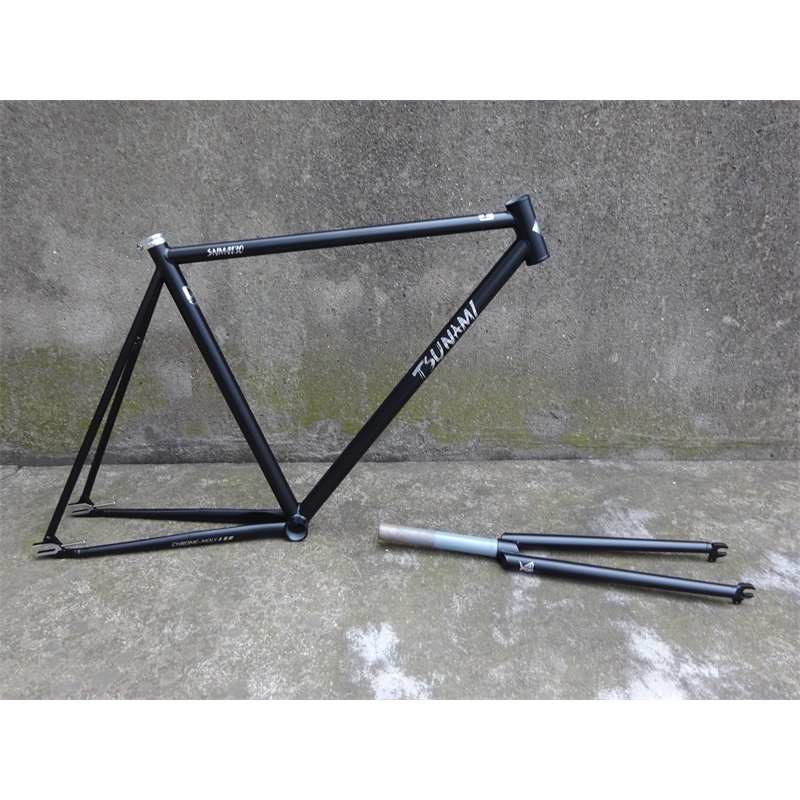 SNM4130 TSUNAMI CR-MO Fixed Gear Frame and Fork SNM Chrome Molybdenum ...