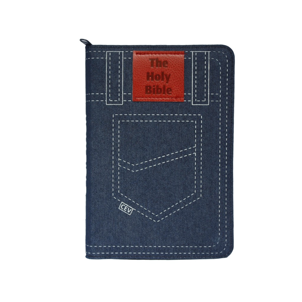 Holy Bible CEV Denim edition with zipper (Old and New Testament ...