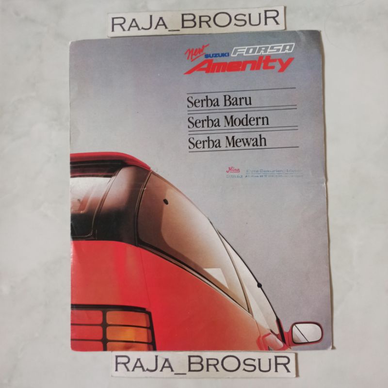 Suzuki Forsa Amenity 1990 Old School leaflet Catalog Brochure Poster ...