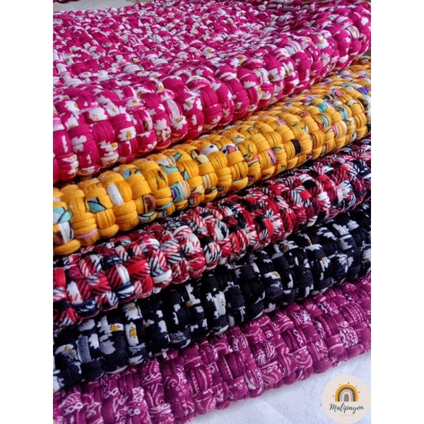 LARGE (15" by 21") [PRINTED/TWO-COLOR] String Doormat / Rug / Basahan ...