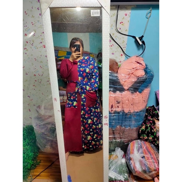 Pocket Combi Muslim Maxi Dress | Shopee Philippines