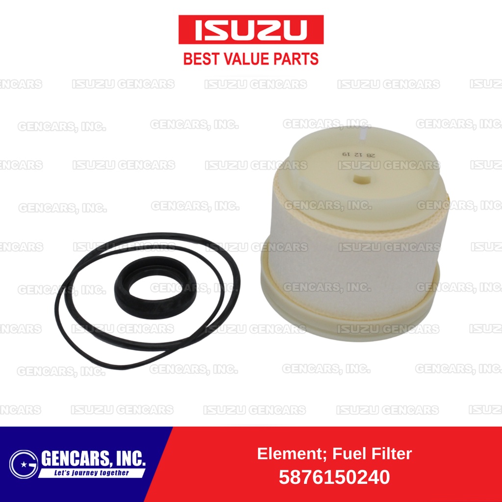 Isuzu Fuel Filter for Dmax 2015 / Mux 2015-2019 4JK1/4JJ1/RZ4E (5 ...